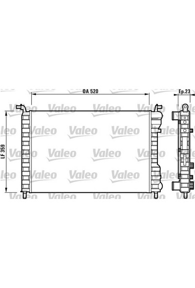 Valeo Radyatör Fiat Palio Valeo Radyatör Fiat Palio