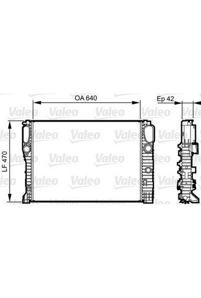 Valeo Radyatör Mercedes E Class
