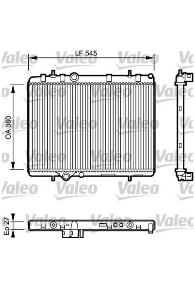 Valeo Radyatör Peugeot 407 2.2 I 16Vo I Iı