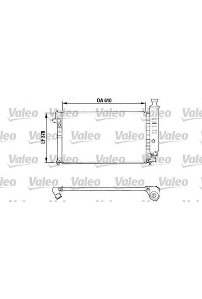Valeo Radyatör Peugeot 405