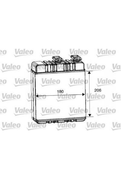 Valeo Kalorifer Radyatörü Astra G Zafira Os