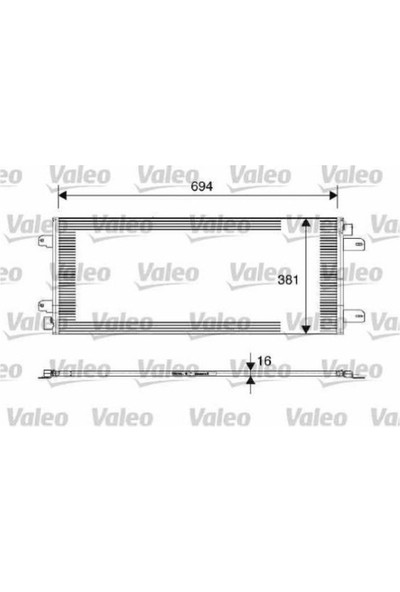 Valeo Kondenser Opel Renault Valeo Kondenser Opel Renault