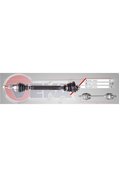 Veka Komple Aks Sol Ön Renault Laguna II Bg01 1.6İ 16V M T Jh3 Şanzıman Uzunluk 719 Mm 2001 2007 Veka Komple Aks Sol Ön Renault Laguna II Bg01 1.6İ 16V M T Jh3 Şanzıman Uzunluk 719 Mm 2001 2007