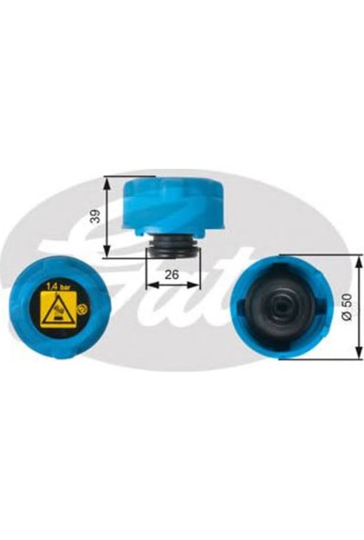 Vernet Radyatör Kapağı Fiat Doblo 1.6Jtd 1.3Jtd 10 Bravo Brava Ver Rc0023 Vernet Radyatör Kapağı Fiat Doblo 1.6Jtd 1.3Jtd 10 Bravo Brava Ver Rc0023