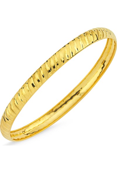 Sembol Gold Şarnel Altın Hediyelik Bilezik Yan Çizgili Blz5620654 Sembol Gold Şarnel Altın Hediyelik Bilezik Yan Çizgili Blz5620654