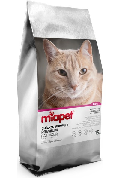 Miapet Tavuklu Yetişkin Kedi Maması 15 kg Miapet Tavuklu Yetişkin Kedi Maması 15 kg