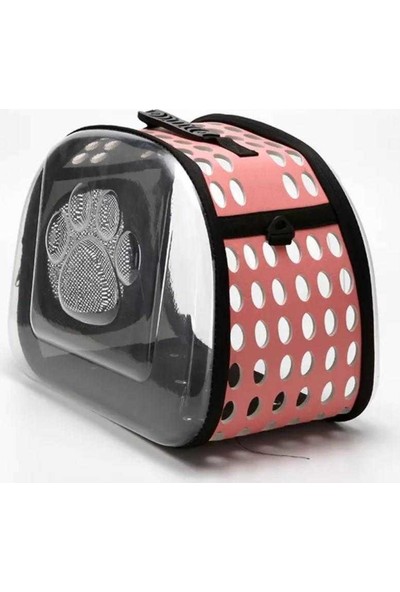 Miapet Şeffaf Kedi Köpek Taşıma Çantası 42 x 26 x 35 cm Pembe Miapet Şeffaf Kedi Köpek Taşıma Çantası 42 x 26 x 35 cm Pembe
