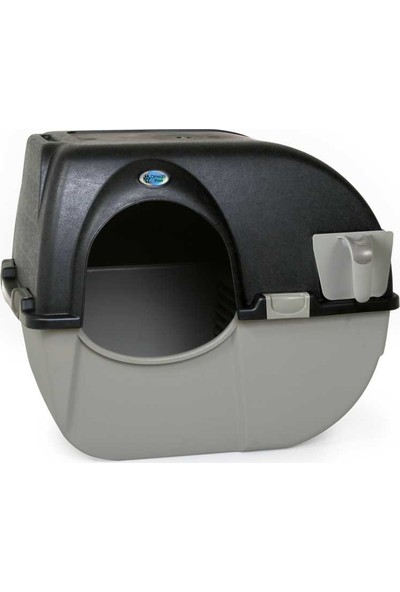Omega Paw Kendini Temizleyen Kedi Tuvaleti Siyah 51 x 42 x 43 cm