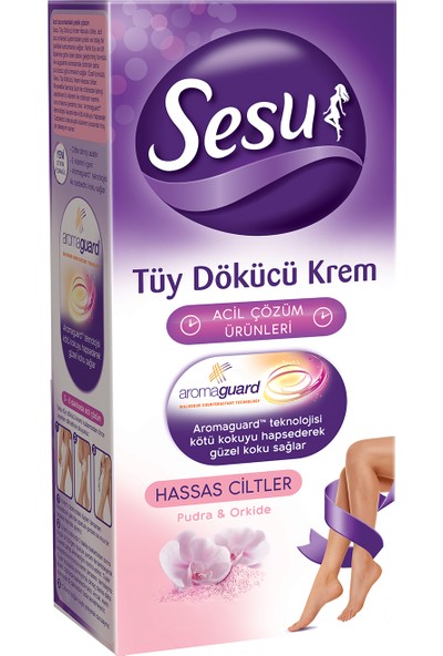 Sesu Tüy Dökücü Krem Hassas Ciltler 40 ml