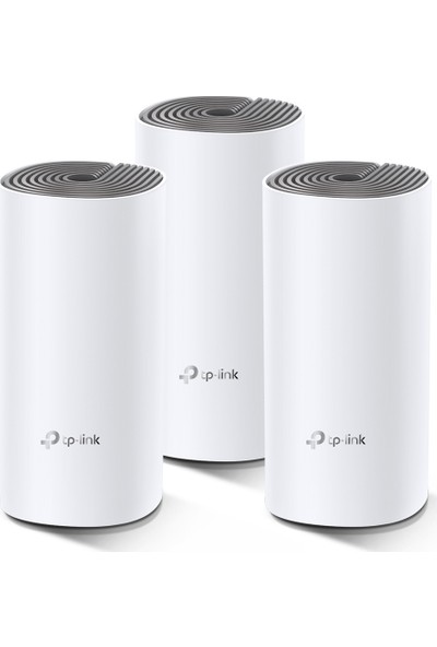 TP-Link Deco E4 AC1200 Tüm Evi Kapsayan Mesh 3'l ü WiFi Sistemi TP-Link Deco E4 AC1200 Tüm Evi Kapsayan Mesh 3'l ü WiFi Sistemi
