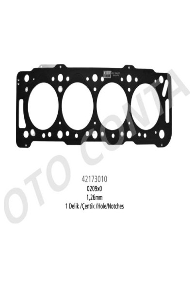 Oto-Conta Silindir Kapak Conta 1Delık 1 26Mm Partn