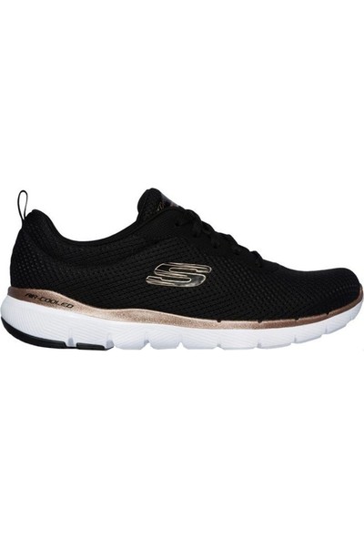 Skechers FLEX APPEAL 3.0 Kadın Siyah Spor Ayakkabı - 13070 BKRG