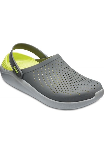 Crocs 204592-0Dv Slate Grey White Literide Clog Crocs 204592-0Dv Slate Grey White Literide Clog
