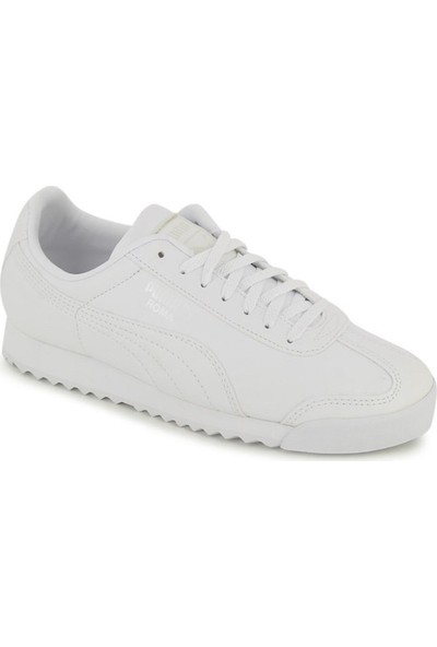Puma Beyaz Genç Ayakkabısı 354259141 Roma Basic Jr