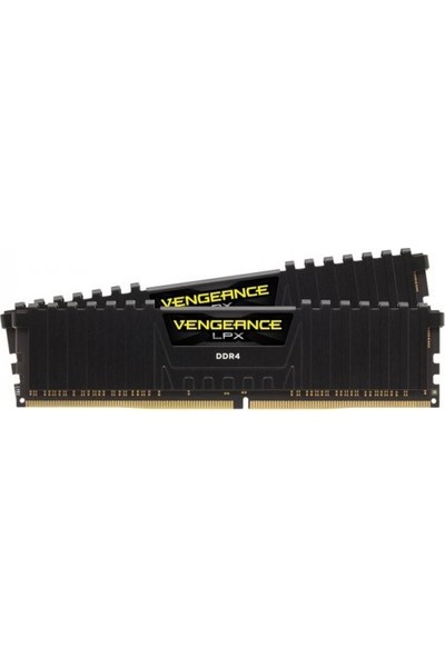CORSAIR CMK16GX4M2E3200C16 VENGEANCE LPX 16GB (2 X 8GB) DDR4 DRAM 3200MHZ C16 MEMORY KİT - SİYAH CORSAIR CMK16GX4M2E3200C16 VENGEANCE LPX 16GB (2 X 8GB) DDR4 DRAM 3200MHZ C16 MEMORY KİT - SİYAH