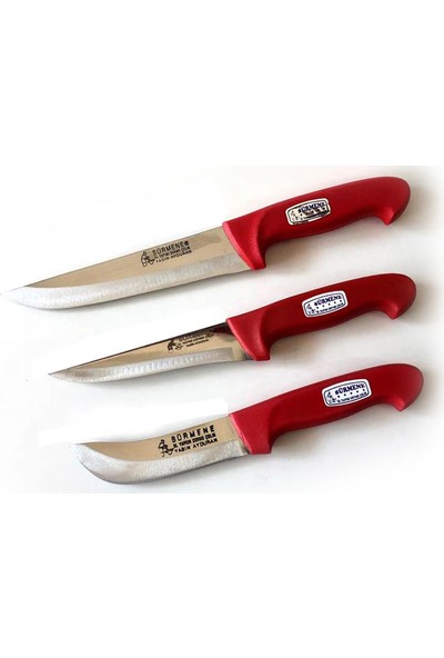 Sürmene Kurban Kasap Bıçak Set Eko (Yüzme,sıyırma,kesme Bıçağı)