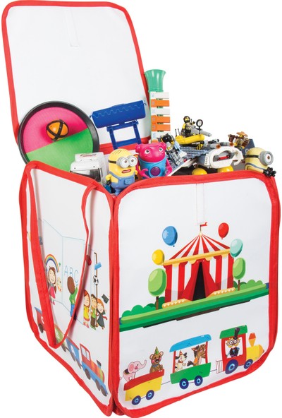 Alas Rengarenk Oyuncak Saklama Sepeti Alas Rengarenk Oyuncak Saklama Sepeti