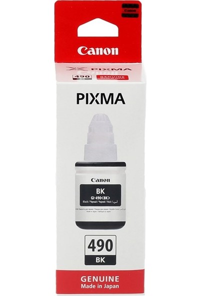 Canon Gı-490Bk Siyah Kartuş G1400-G2400-G34006.000 Sayfa