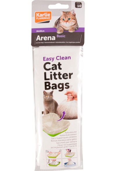 Karlie Kedi Tuvaleti Poşeti 10'lu