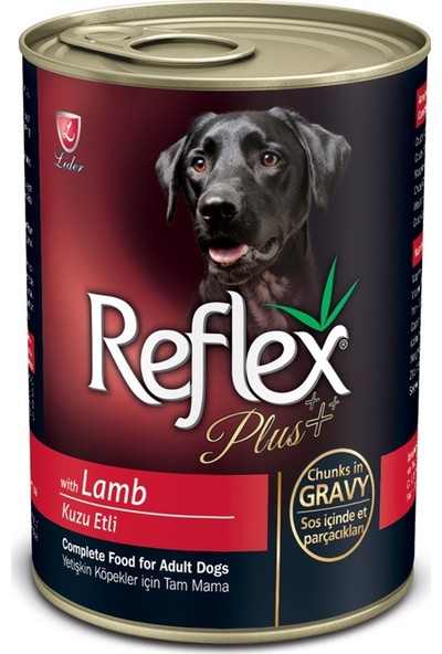 Reflex Plus Kuzulu Köpek Konserve Sos İçinde Et Parçacıklı 400 Gr