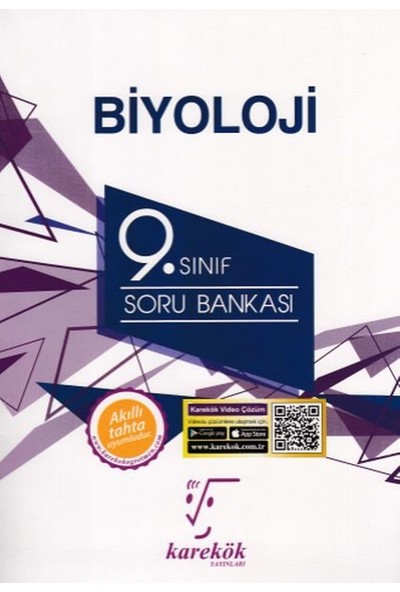 Karekök Yayınları 9. Sınıf Biyoloji Soru Bankası