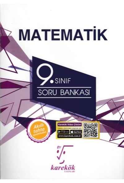 Karekök Yayınları 9.Sınıf Matematik Soru Bankası Karekök Yayınları 9.Sınıf Matematik Soru Bankası