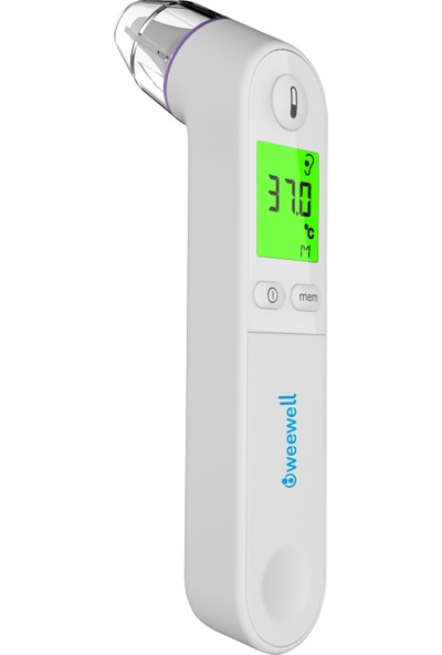 Weewell WTE 250 Dijital Kulak Termometre (Ateş Ölçer) - 1 sn'de Hızlı Ölçüm