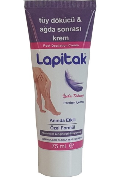 Lapitak Tüy Dökücü ve Ağda Sonrası Krem 75ml