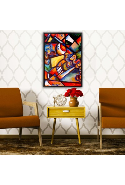 Dekorme Siyah Çerçeveli Dekoratif 617 Kanvas Tablo Dekorme Siyah Çerçeveli Dekoratif 617 Kanvas Tablo