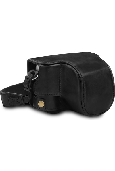 MegaGear Leica D-Lux 7, D-Lux, Typ 109 Gerçek Deri Kamera Çantası