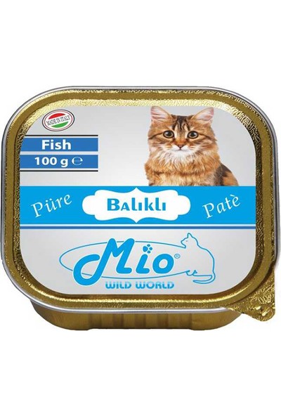 Mio Balık Etli Püre Kedi Konservesi 100 g x 12 Adet