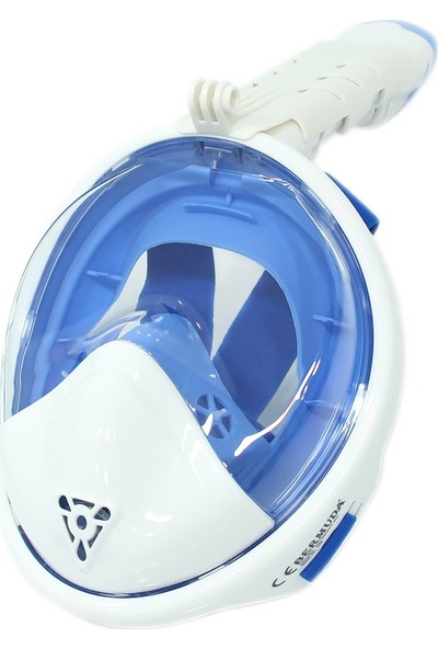 Bermuda Tam Yüz Maske Dalış Maskesi Antifog Snorkel Yüzücü Gözlük Fulface Bermuda Tam Yüz Maske Dalış Maskesi Antifog Snorkel Yüzücü Gözlük Fulface