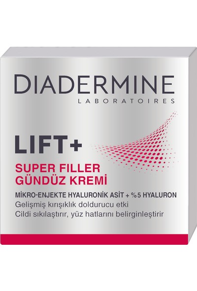 Diadermine Lift+ Super Filler Kırışıklık Karşıtı Gündüz Kremi 50 ml Diadermine Lift+ Super Filler Kırışıklık Karşıtı Gündüz Kremi 50 ml