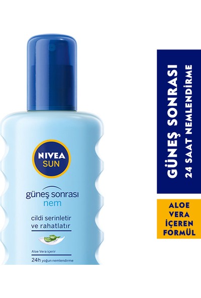 Nivea Sun Güneş Sonrasi Nem Cildi Rahatlatan Nemlendirici Sprey 200 Ml