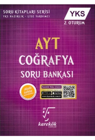 Karekök Yayınları AYT Coğrafya Soru Bankası