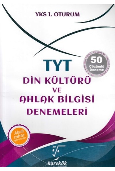Karekök Yayınları TYT Din Kül.Ve Ah.Bil.Denemeleri 1. Oturum Karekök Yayınları TYT Din Kül.Ve Ah.Bil.Denemeleri 1. Oturum