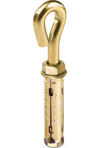 Kupa Kapalı Kanca Çelik Dübel M8