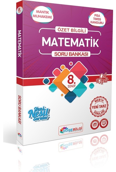 Köşe Bilgi Yayınları LGS Özet Bilgili 8. Sınıf Matematik Soru Bankası Köşe Bilgi Yayınları LGS Özet Bilgili 8. Sınıf Matematik Soru Bankası