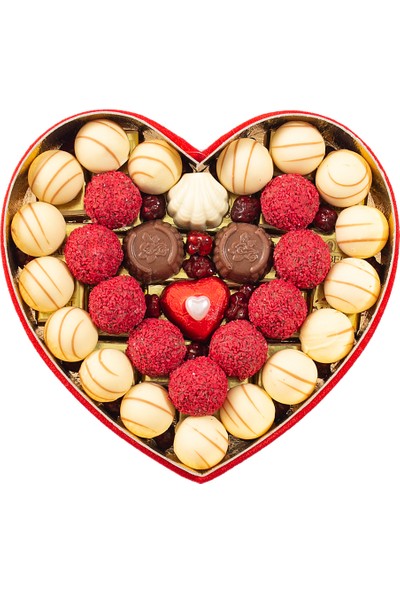 Sıroğlu Çikolata Truffle Kalp Kutu Sıroğlu Çikolata Truffle Kalp Kutu