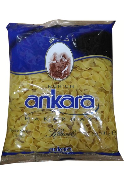 Nuhun Ankara Makarna Fiyonk 500 gr 5'li