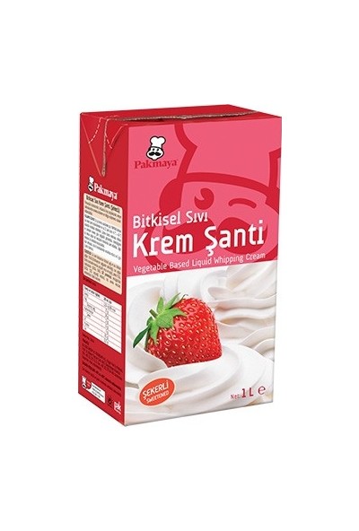 Pakmaya Bitkisel Sıvı Krem Şanti 1 kg Pakmaya Bitkisel Sıvı Krem Şanti 1 kg