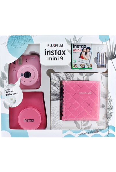 Instax Mini 9 Kit Açık Pembe Instax Mini 9 Kit Açık Pembe