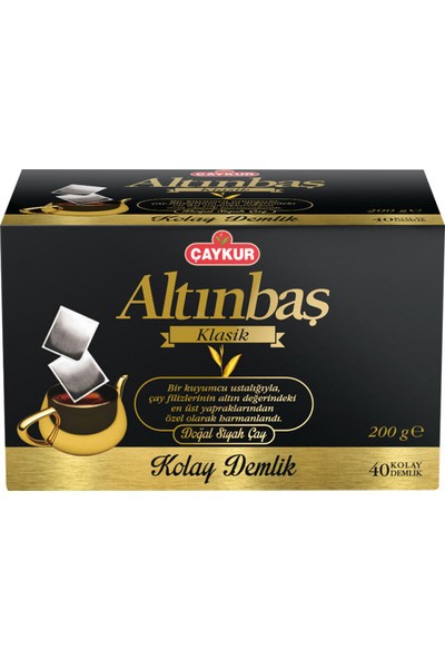 Çaykur Altınbaş 200 gr 40 Demlik Poşet Çay 2' li