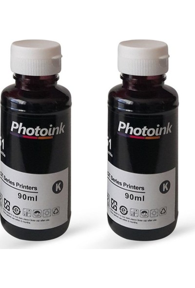 PSC 2355 2 Adet Siyah Photoink Mürekkep PSC 2355 2 Adet Siyah Photoink Mürekkep