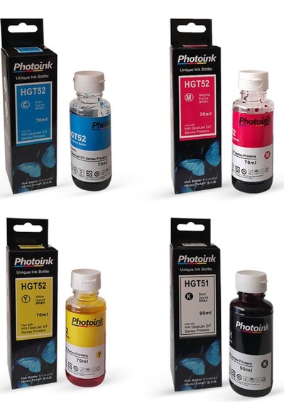 C6411F 4 Renk 1 Takım Photoink Mürekkep