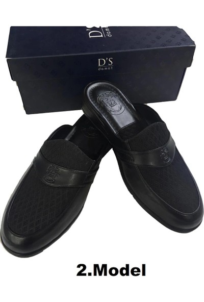 D's Damat 500 Erkek Çeyizlik Deri Terlik