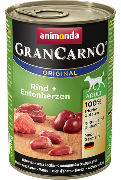 Animonda Gan Carno Hindi & Ördek Köpek Konservesi 12 Adet