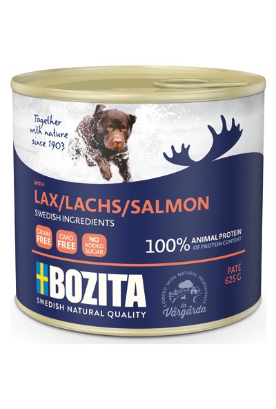 Bozita Tahılsız Balıklı Köpek Konservesi 625 g x 12 Adet