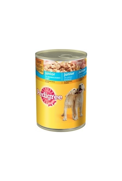 Pedigee Yavru Tavuklu Konserve Köpek Maması 400 Gr x 12 Adet Pedigee Yavru Tavuklu Konserve Köpek Maması 400 Gr x 12 Adet