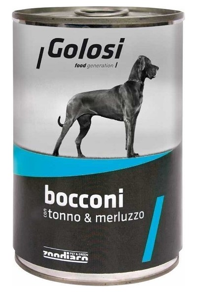 Golosi Ton & Morina Balığı Köpek Konservesi 400 g x 12 Adet Golosi Ton & Morina Balığı Köpek Konservesi 400 g x 12 Adet